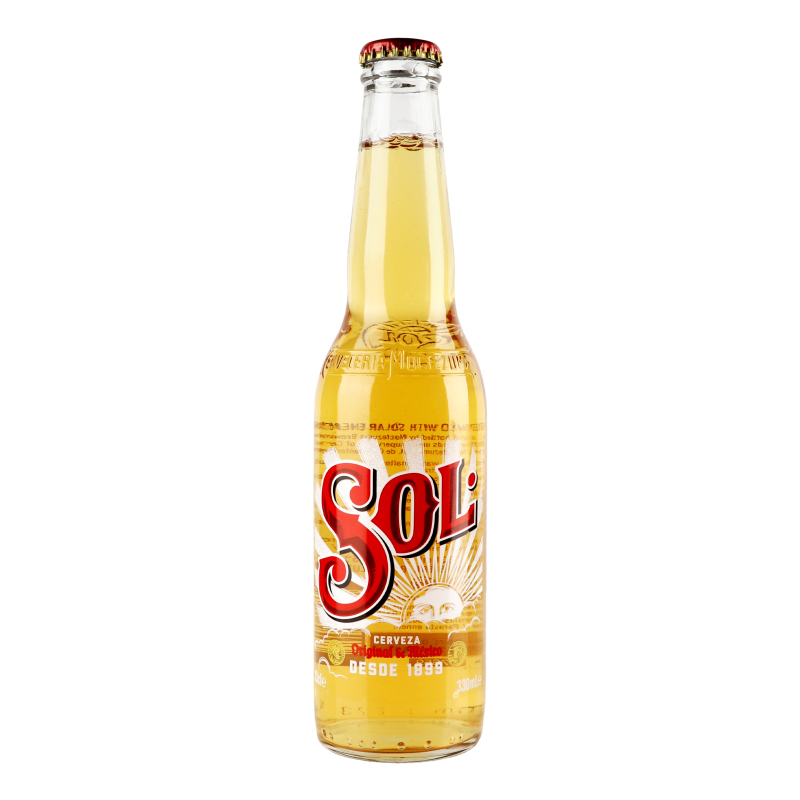 Пиво 330мл 4.5% светлое пастеризованное Sol бут Sol(75001629): купить в ...
