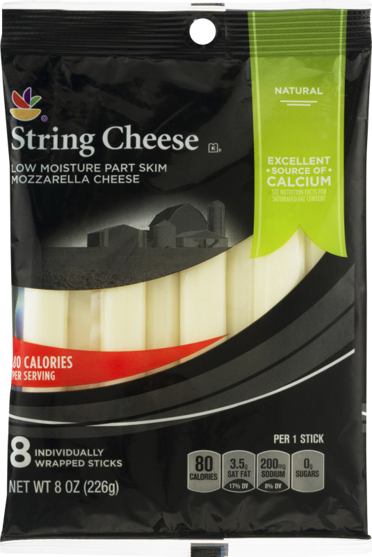 Ahold String Cheese Mozzarella - 8 CT Ahold(688267091926): customers ...