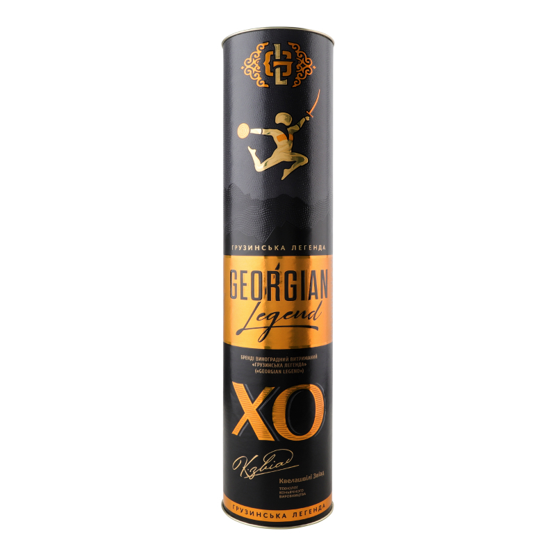 Бренди 0.5л 40% виноградный выдержанный XO Georgian Legend тубус ...