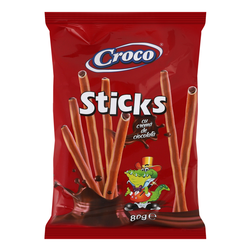 Палочки с шоколадным кремом Sticks Croco м/у 80г Croco(5941194003758 ...