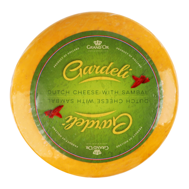 Сыр 50% с чили перцем Самбал Гауда Gardeli кг Gardeli: купить в ...