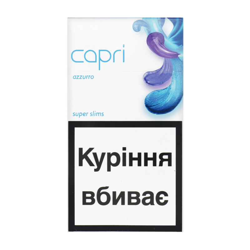 Сигареты Capri Super Slims Azzurro 20шт Capri(4820001988352): купить в ...