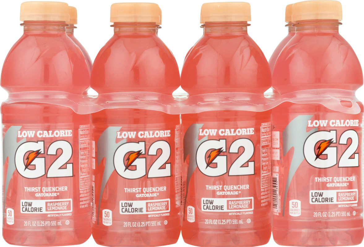 Gatorade G2 Low Calorie Thirst Quencher Raspberry Lemonade - 8 PK ...
