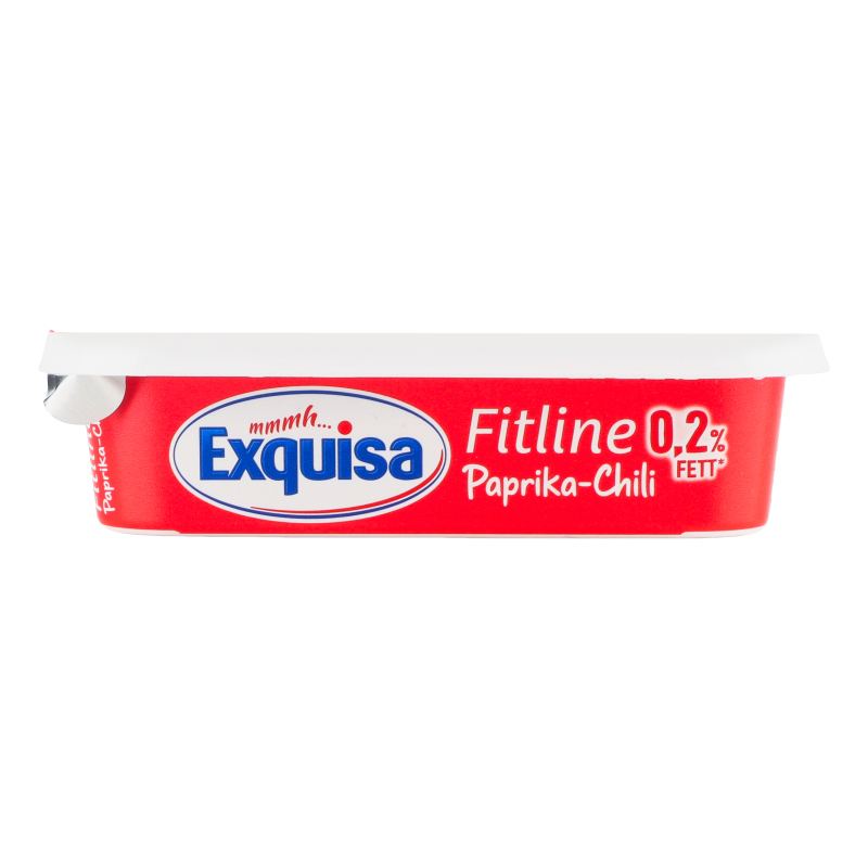 Сыр 0.2% сливочный Paprika-chili Fitline Exquisa п/у 175г Exquisa ...