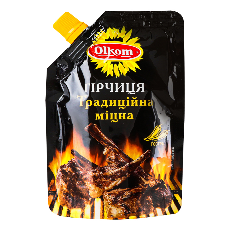 Горчица Традиционная крепкая Olkom д/п 120г Olkom(4820260570183 ...