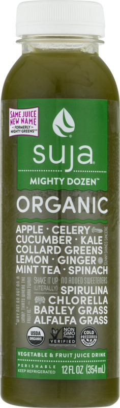 Suja Organic Vegetable & Fruit Juice Drink Mighty Dozen Suja ...