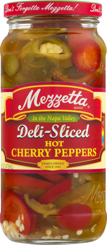 Mezzetta Deli-Sliced Hot Cherry Peppers Mezzetta(73214001422 ...