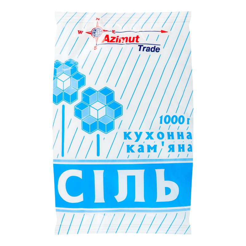 Соль поваренная каменная ТОВ Азимут-Трейд 1кг No Brand(14820272880017 ...