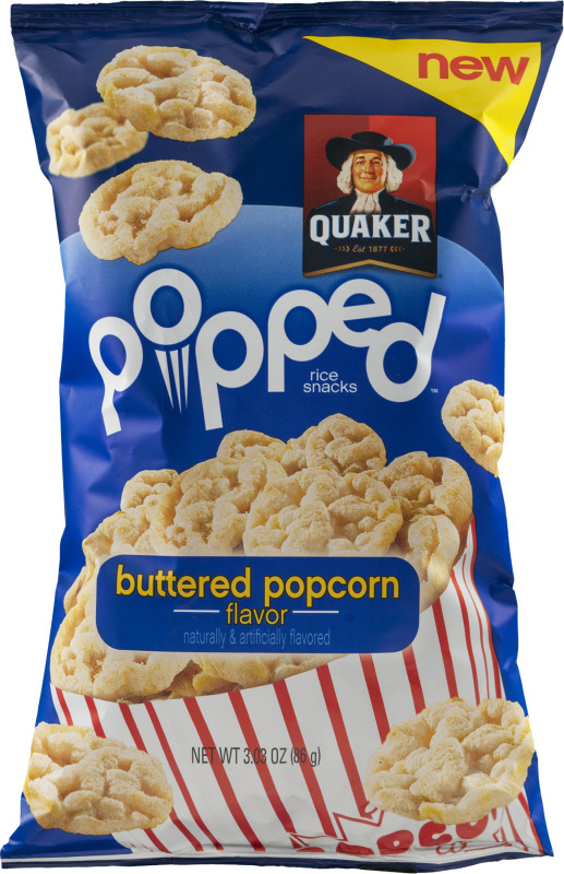 Quaker Popped Rice Snacks Buttered Popcorn Quaker(30000319772 ...