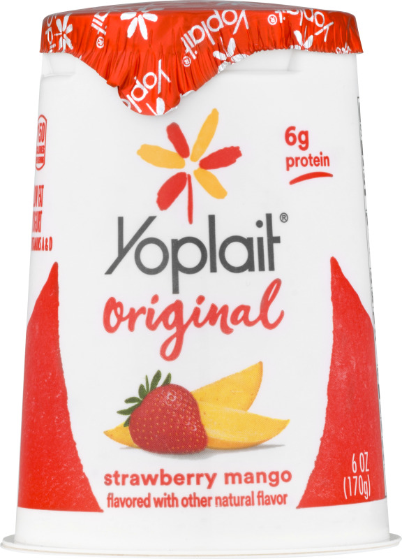 Yoplait Original Yogurt Strawberry Mango Yoplait(70470003290 ...