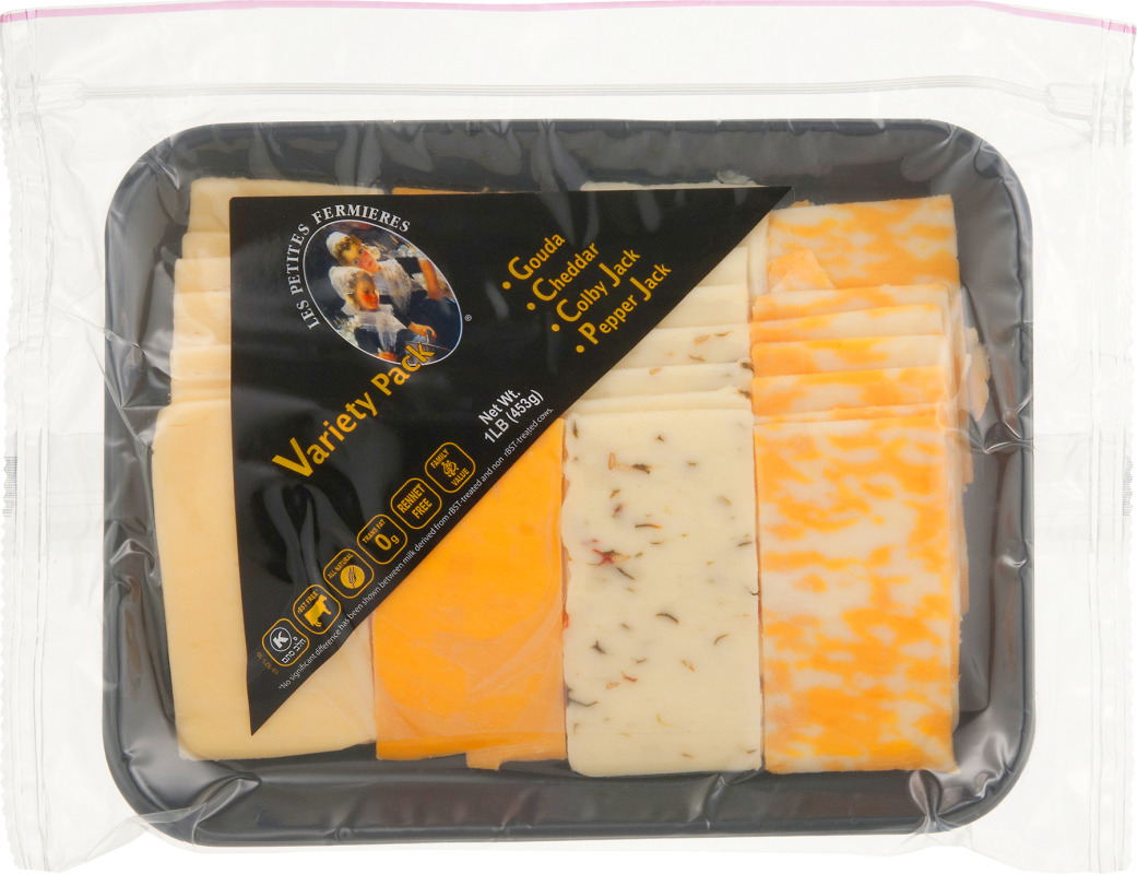 Les Petites Fermieres Cheese Sliced Variety Pack Les Petites Fermieres ...