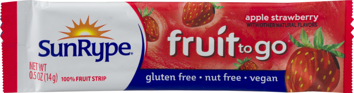 SunRype Fruit To Go Fruit Strip Apple Strawberry SunRype(57961020837 ...