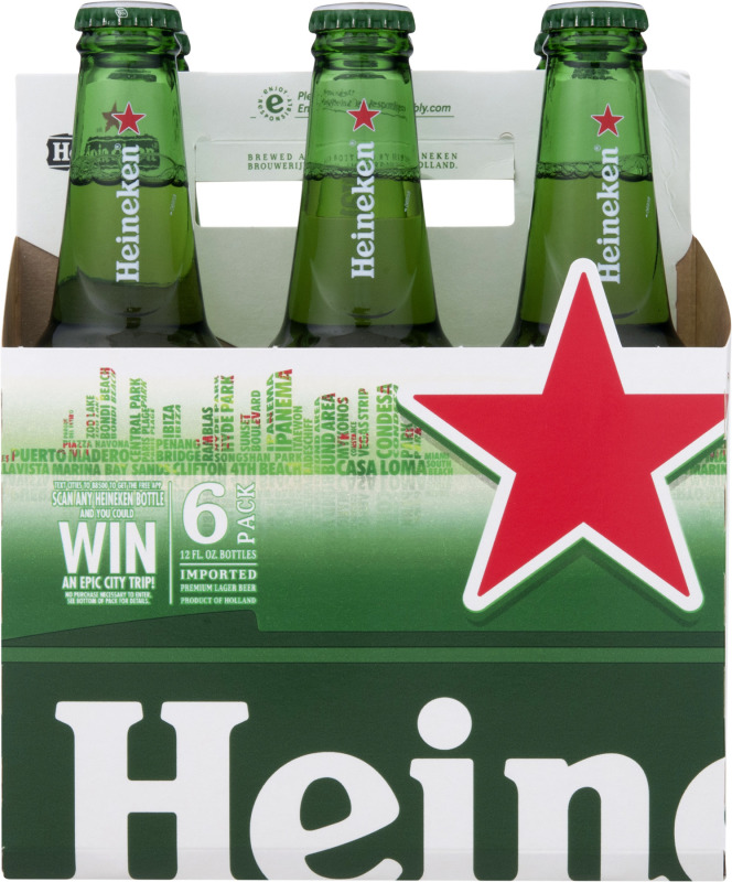 Heineken Beer Bottles - 6 PK Heineken(72890000118): customers reviews ...