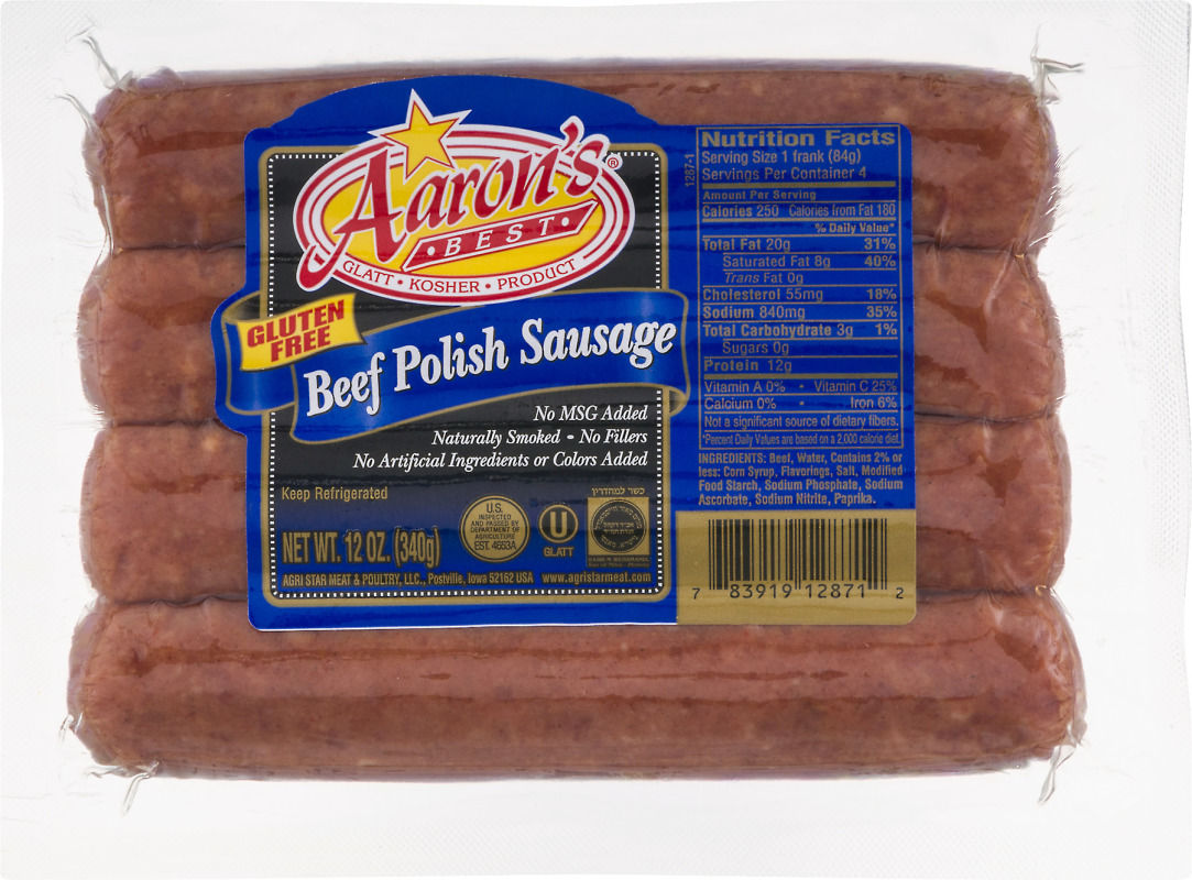 Aaron's Best Beef Polish Sausage Aaron's Best(783919128712): customers ...