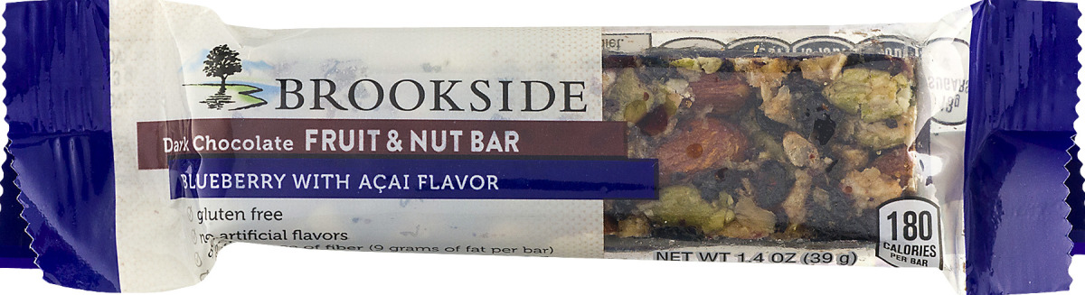BROOKSIDE Dark Chocolate Fruit & Nut Bars, Blueberry with Acai Flavor ...