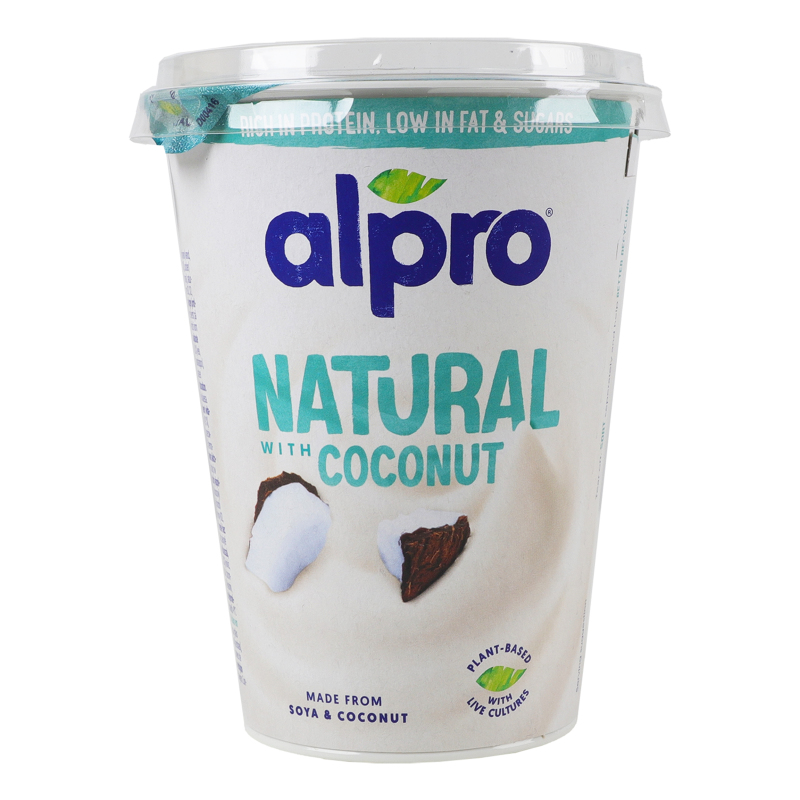 Продукт соевый ферментированный Natural with coconut Alpro ст 400г Alpro(5411188138051): купить ...