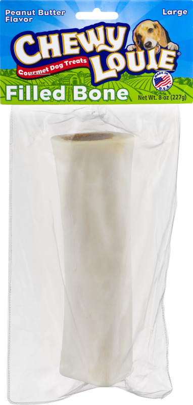 Chewy Louie Natural Dog Treats Filled Bone Chewy Louie(785184806036 ...