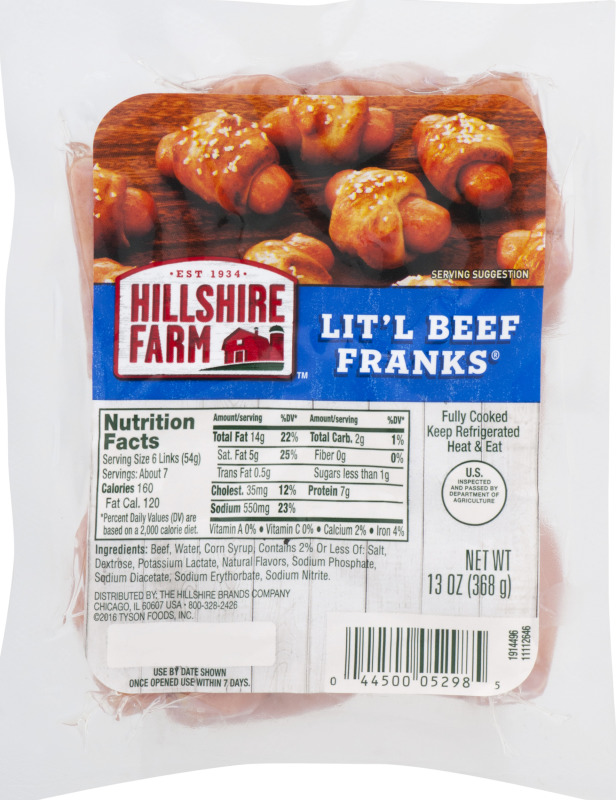 Hillshire Farm Lit'l Franks Beef Hillshire Farm(44500052985): customers ...