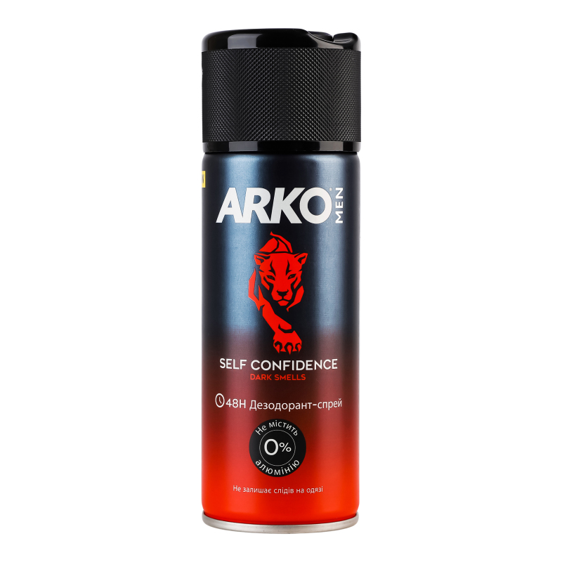 Дезодорант-спрей Self Confidence Arko Men 150мл ARKO.men(8690506549572 ...