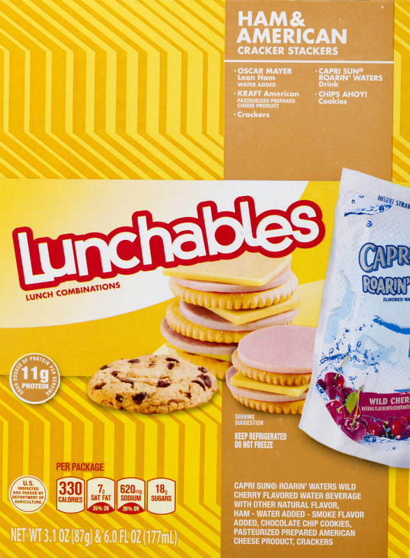 Lunchables Cracker Stackers Ham & American Lunchables(44700006771 ...