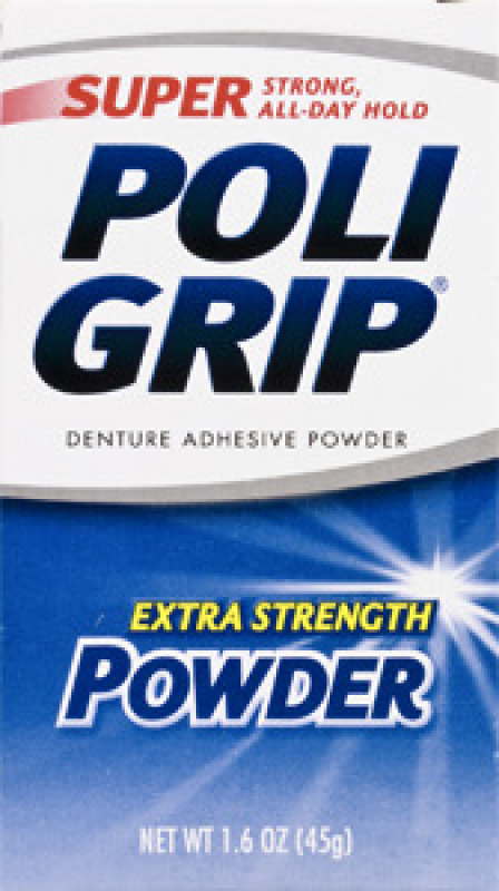 Poligrip Extra Strength Denture Adhesive Powder Poligrip(310158078012 ...