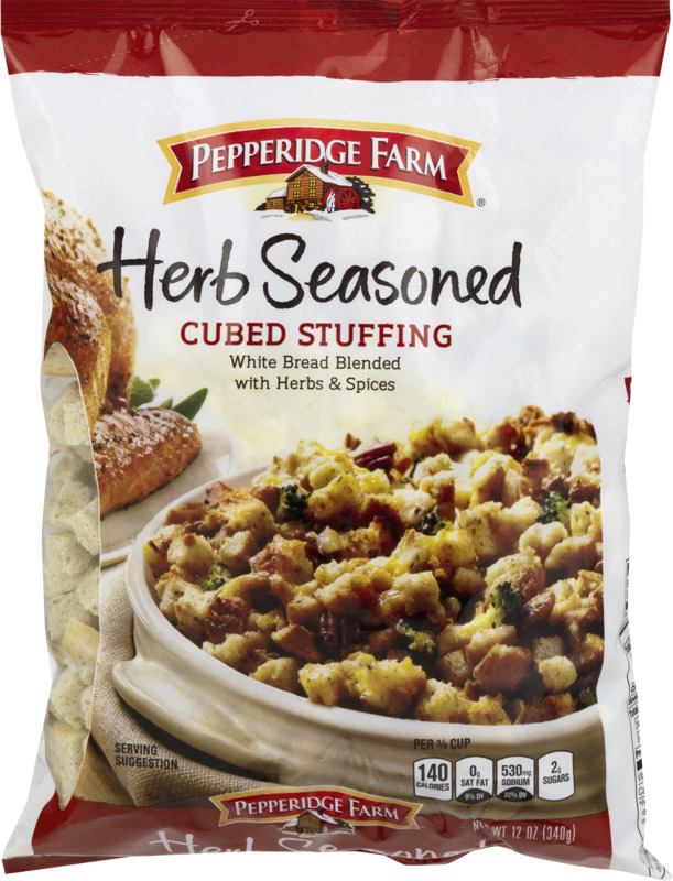 Pepperidge Farm Cubed Stuffing Herb Seasoned Pepperidge Farm ...