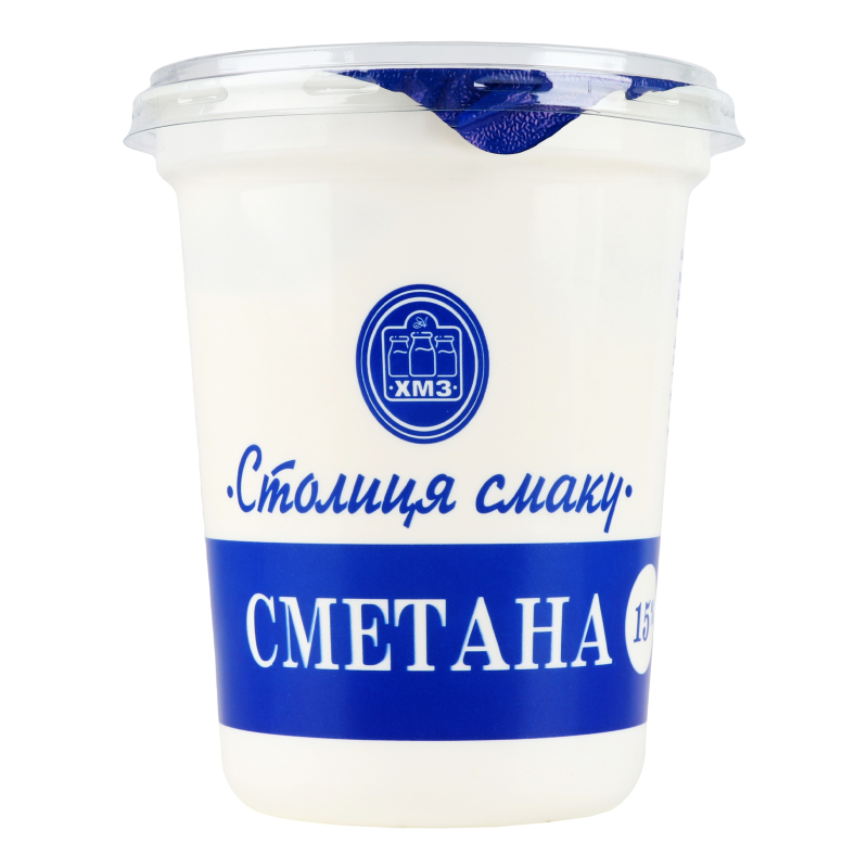 Сметана 15% Столиця смаку ст 350г Столиця смаку(4820194042008): купить ...