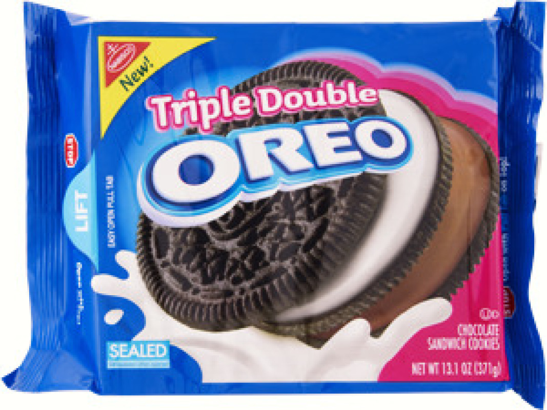 Nabisco Oreo Triple Double Chocolate Sandwich Cookies(44000024758 ...