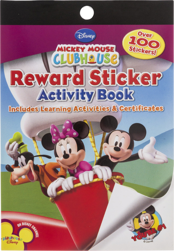 Disney Mickey Mouse Clubhouse Reward Sticker Activity Book Disney ...