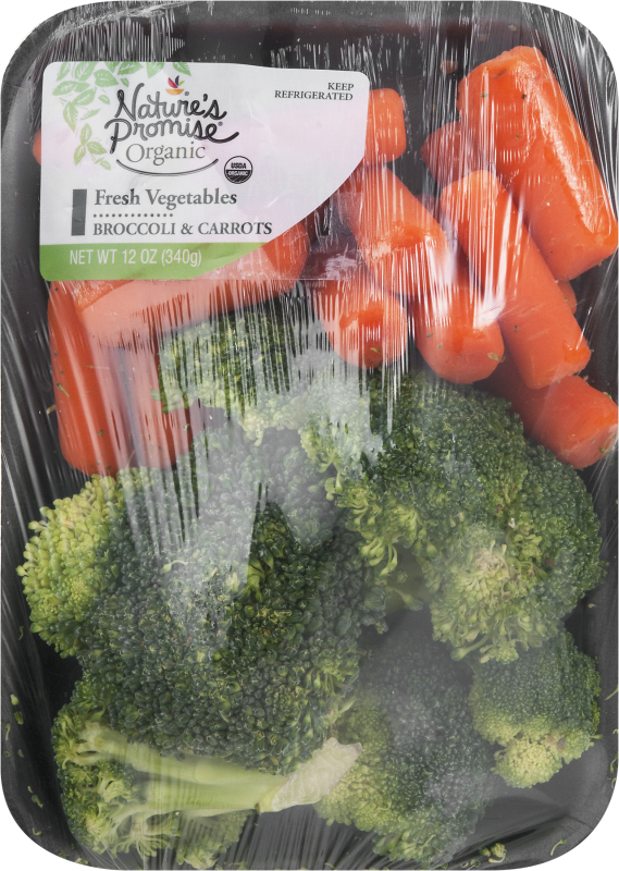 Nature's Promise Organic Fresh Vegetables Broccoli & Carrot Mix Nature ...