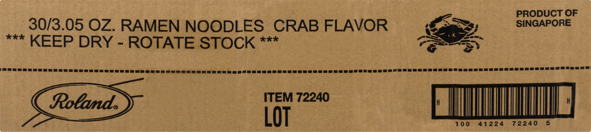 Roland Ramen Noodles Crab - 30 CT Roland(10041224722405): customers ...
