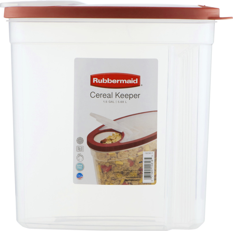 Rubbermaid Cereal Keeper 1.5 Gallon Rubbermaid(71691158165): customers ...