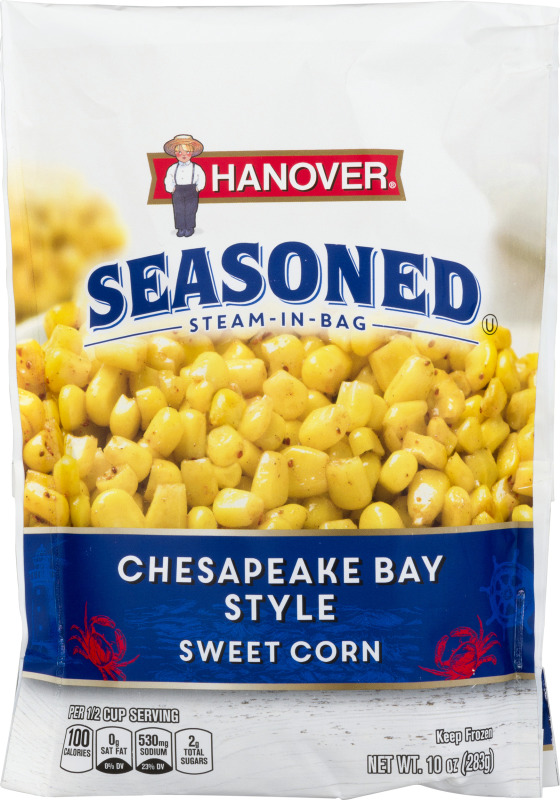 Hanover Seasoned Sweet Corn Steam-In-Bag Chesapeake Bay Hanover ...