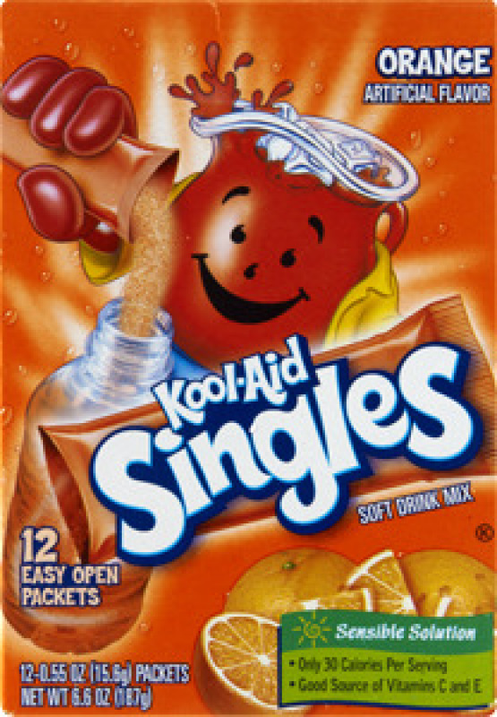 Kool-Aid Singles Orange Soft Drink Mix- 12 CT Kool-Aid(43000023457 ...