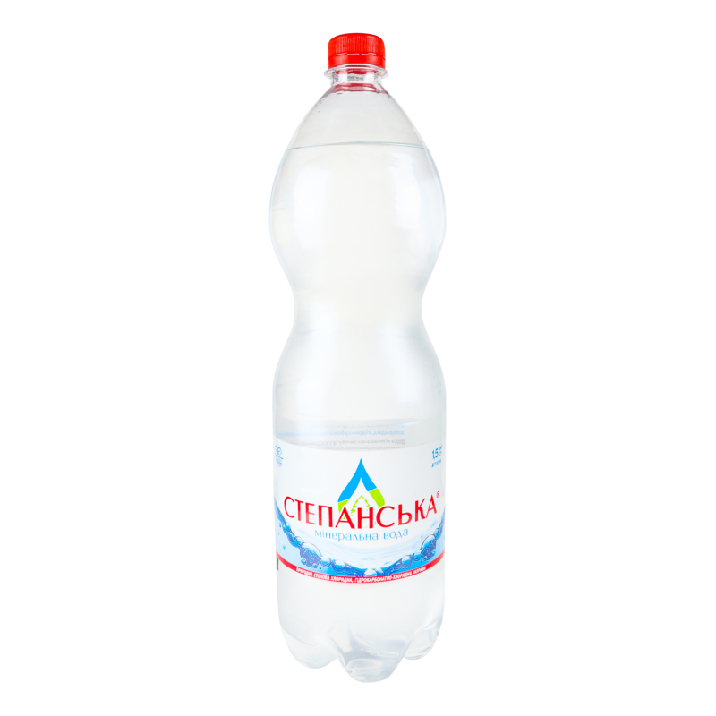 Вода минеральная сильногазированная Степанська п/бут 1.5л Степанська ...