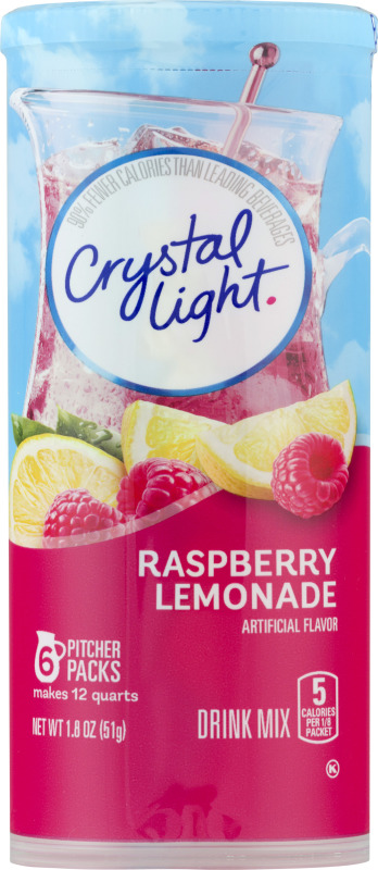 Crystal Light Drink Mix Raspberry Lemonade - 6 CT Crystal Light ...
