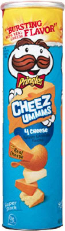 Pringles Cheez Ummms 4 Cheese Flavored Potato Crisps Pringles ...