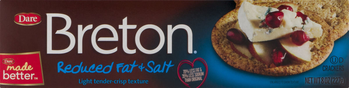Breton Reduced Fat & Salt Crackers Breton(55653670605): customers ...