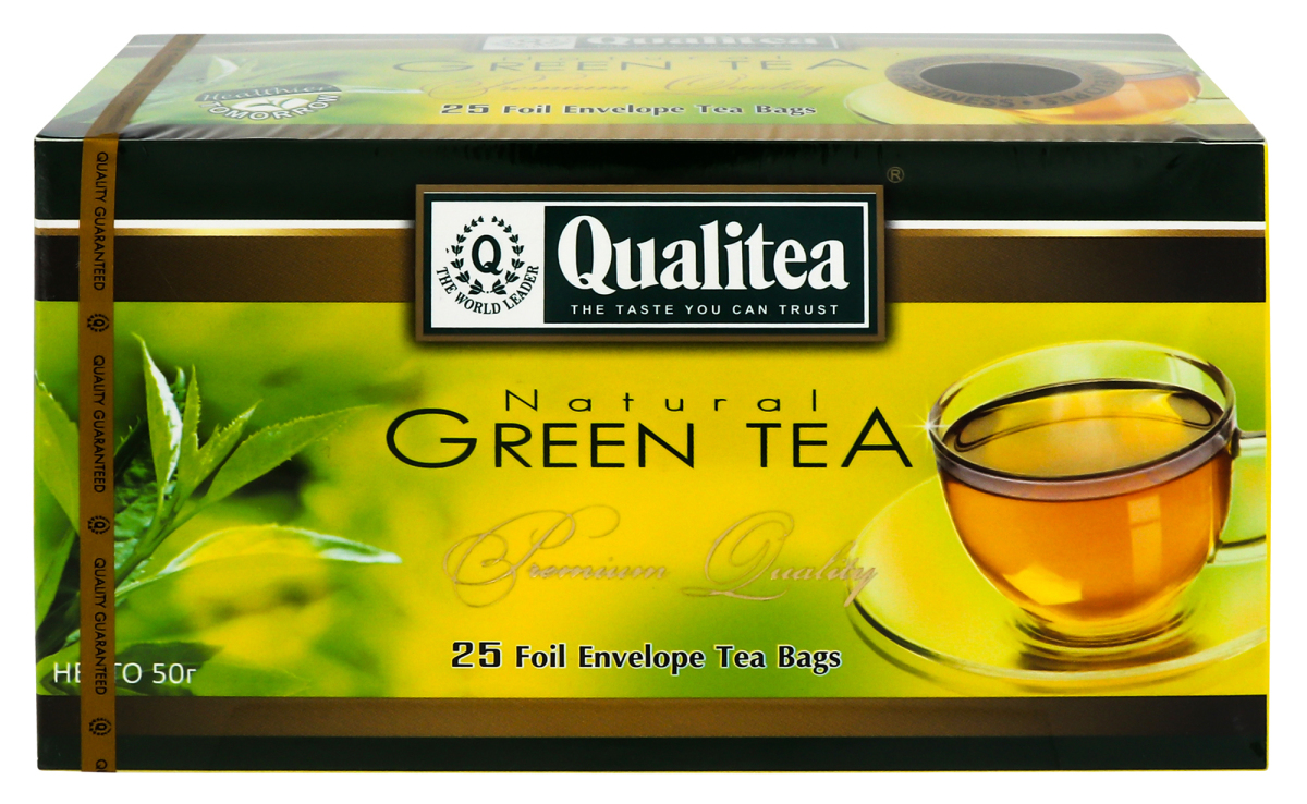 Чай Green Tea Qualitea 50г Qualitea 4820053770530: купить в интернет ...