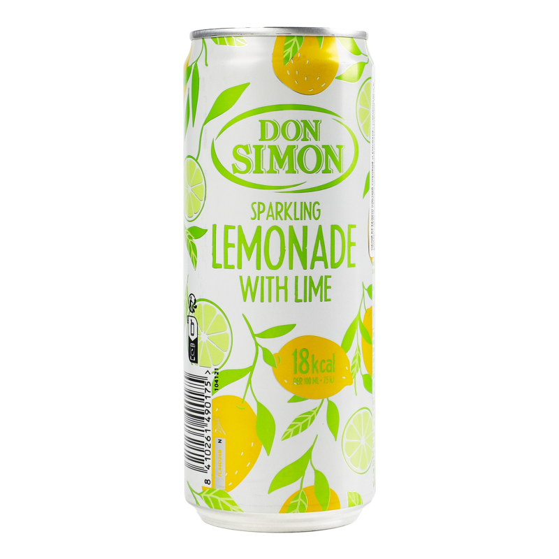 Напій безалкогольний соковий середньогазований зі смаком лайма Lemonade ...