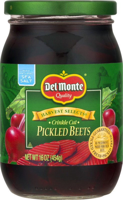 Del Monte Harvest Selects Beets Pickled Crinkle Cut Del Monte ...