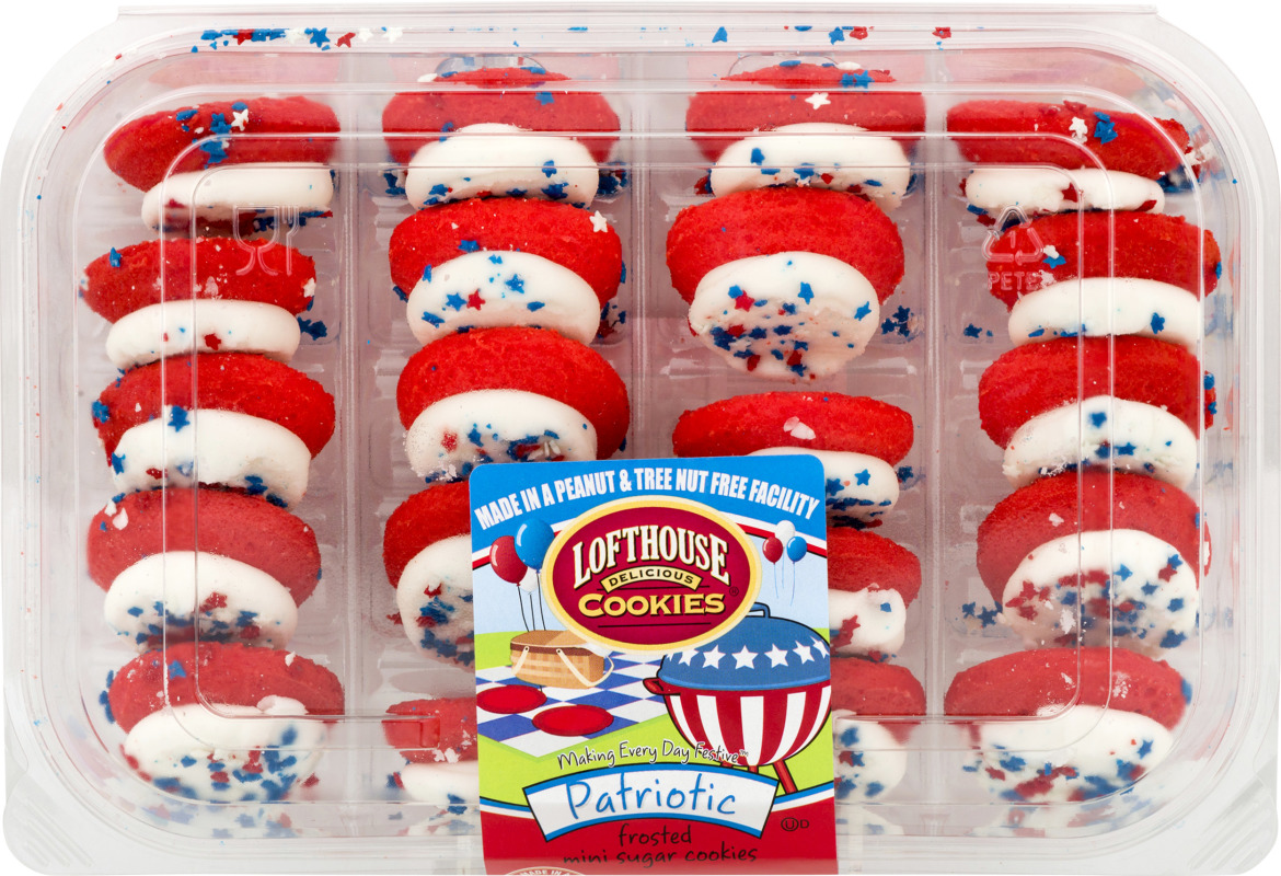 Lofthouse Delicious Cookies Patriotic Frosted Mini Sugar Cookies ...