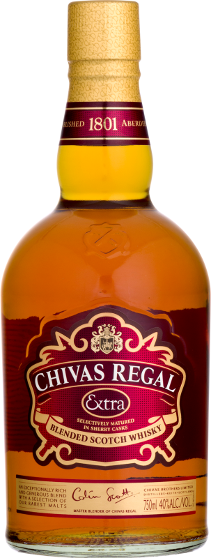 Chivas Regal Blended Scotch Whisky Extra - Bottle Chivas Regal ...