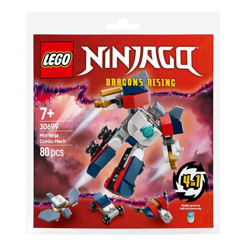 Конструктор для детей от 7лет №30699 Mini ninja combo mech Ninjago Lego ...