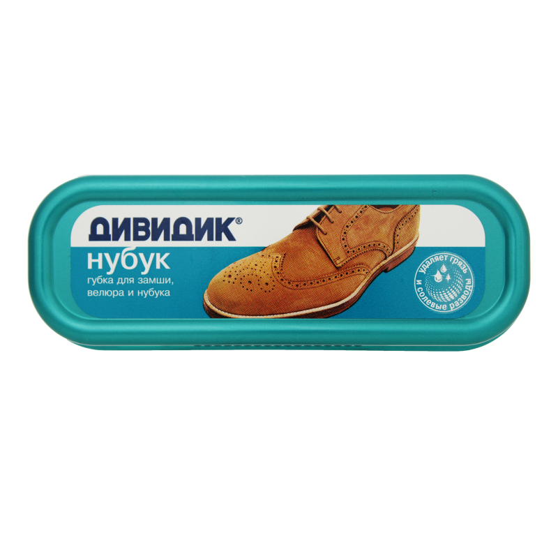 Губка для замши велюра и нубука Нубук Дивидик 1шт Дивидик ...