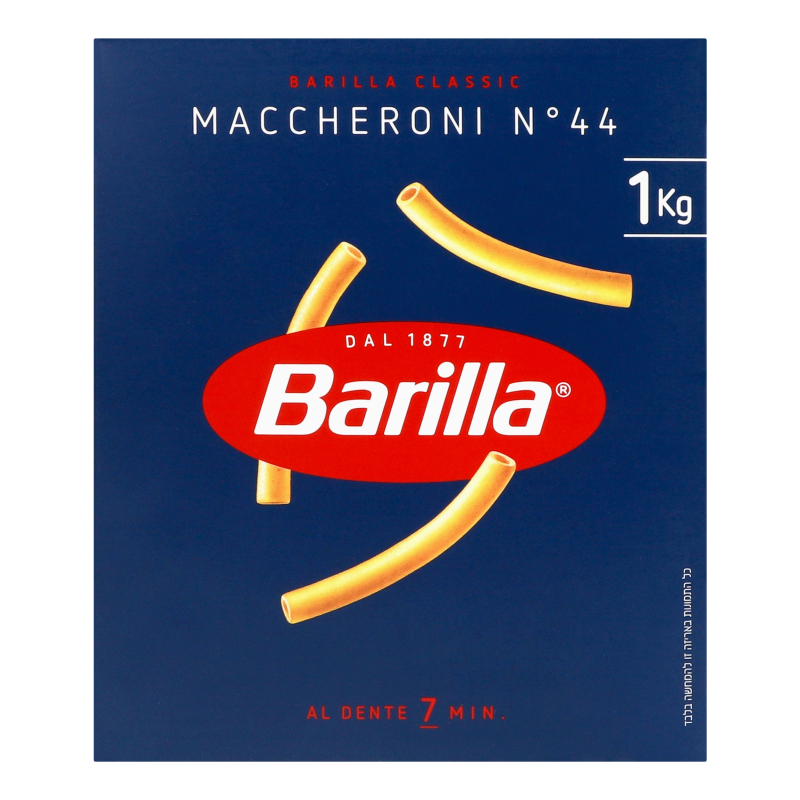 Изделия макаронные из твердых сортов пшеницы Maccheroni №44 Barilla к/у 1кг Barilla ...