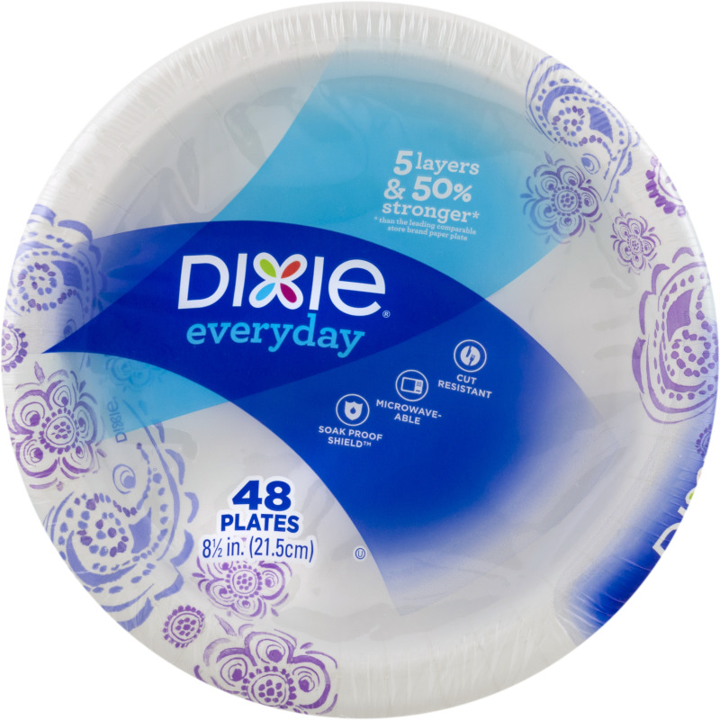 Dixie Everyday Plates 8 1/2 in. - 48 CT Dixie(42000151214): customers ...