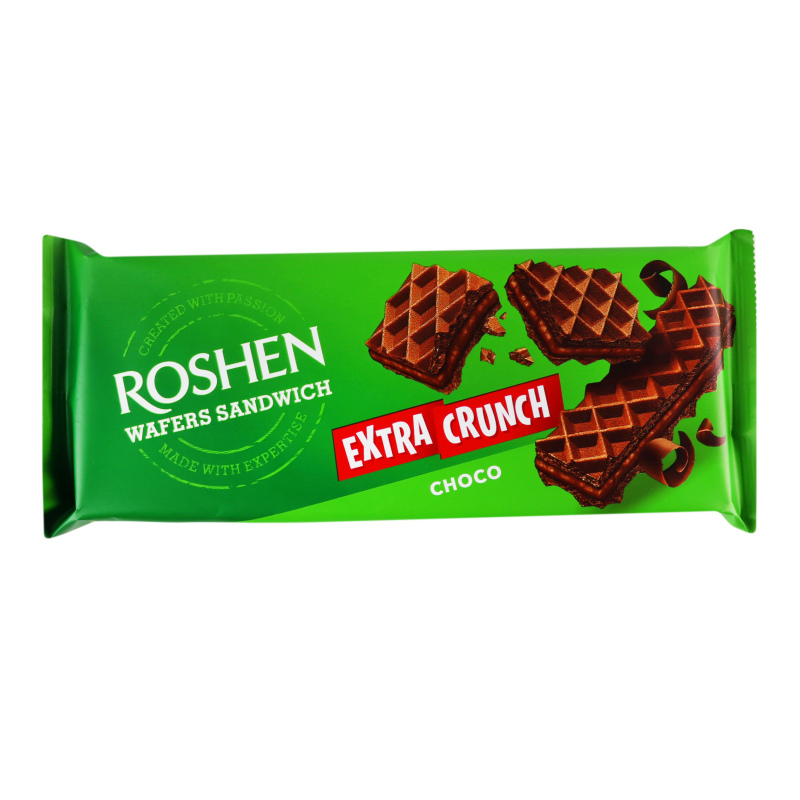 Вафли Choco Wafers Sandwich Extra Crunch Roshen м/у 142г Roshen ...