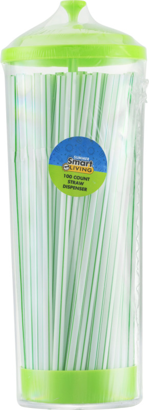 Smart Living Summer Straw Dispenser - 100 CT Smart Living(41520014603 ...