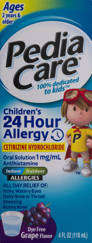 PediaCare Children's 24 Hour Allergy Oral Solution Ages 2 Years & Older ...
